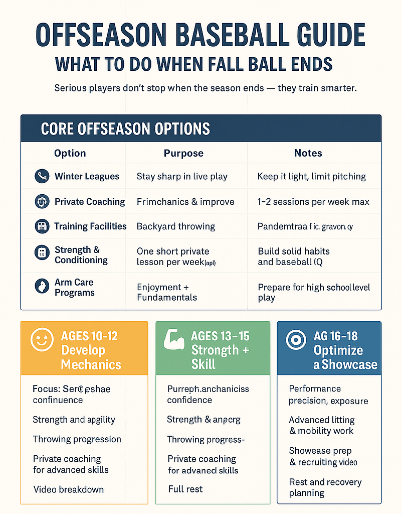 What to Do When Fall Baseball Ends: Offseason Options for Serious Youth ...